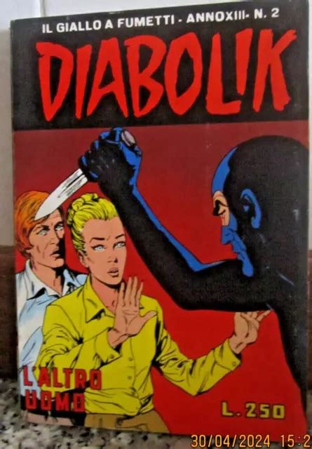 DIABOLIK ANNO XIII N 2 Con Calendario Autoadesivo 1974 Astorina Diff