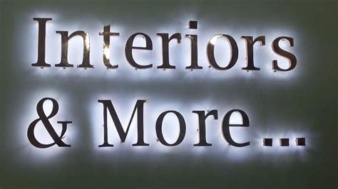 Led Alphabets Crystal Letter Acrylic Sign Board For Promotional At Rs