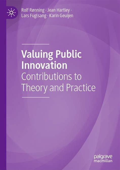 Valuing Public Innovation ebook Rolf Rønning 9783031152030