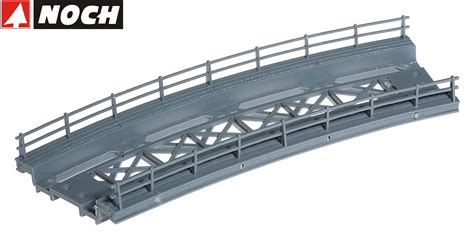 NOCH H0 21350 Brückenfahrbahn gebogen Radius 360 mm Modellbahn