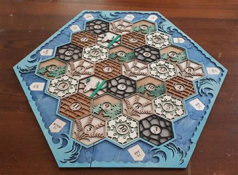 Catan Inspired Seafarers With 5 6 Player Extension Laser Template