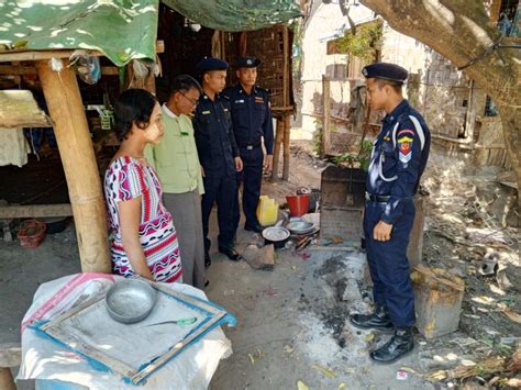 မြန်အောင်မြို့တွင် မီးဘေးအန္တရာယ်ကြိုတင်ကာကွယ်ရေးနှင့် မီးလောင်မှုမဖြစ