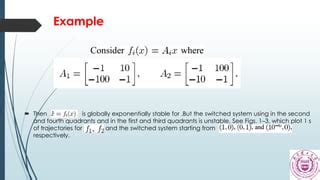 Stability Of Hybrid System PPT