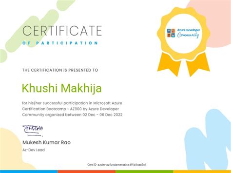 Khushi Makhija On Linkedin Successfully Completed My Microsoft Azure