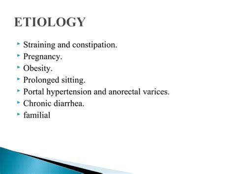 Hemorrhoids Ppt