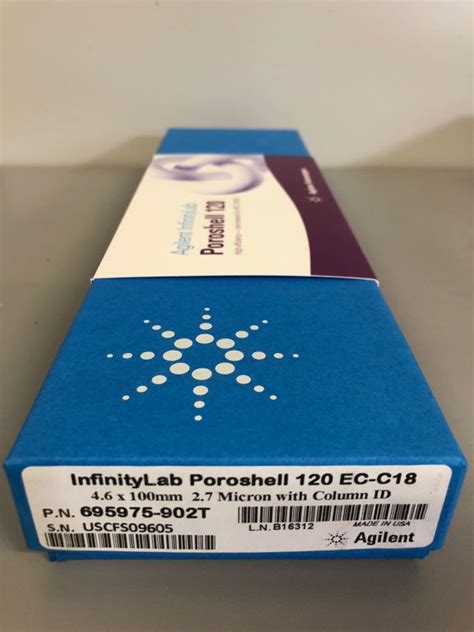 Labstuff Eu Agilent 695975 902t Infinitylab Poroshell 120 Ec C18 4 6 X 100 Mm 2 7 μm