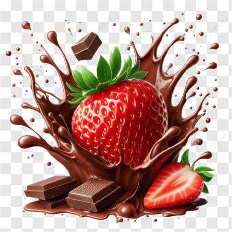 초콜릿 액체 클립 아트 수채화 이미지에 딸기 스플래시 초콜릿 액체에 딸기가 튀다 초콜릿 액체 클립 아트 수채화 이미지에 딸기 스플래시 딸기 스플래시 Png 일러스트 및