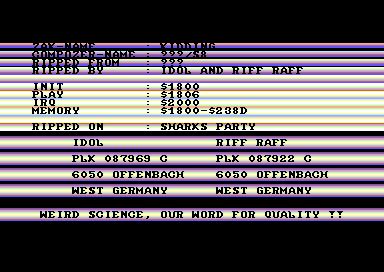 CSDb Warsteiner 7 By Weird Science 1989