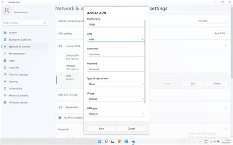 Self Assistance Esim Apn Settings Mobile Devices