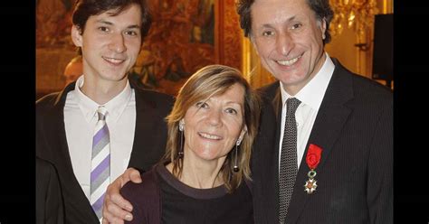 Patrick de Carolis sa femme Carol Anne et leur fils Louis à la