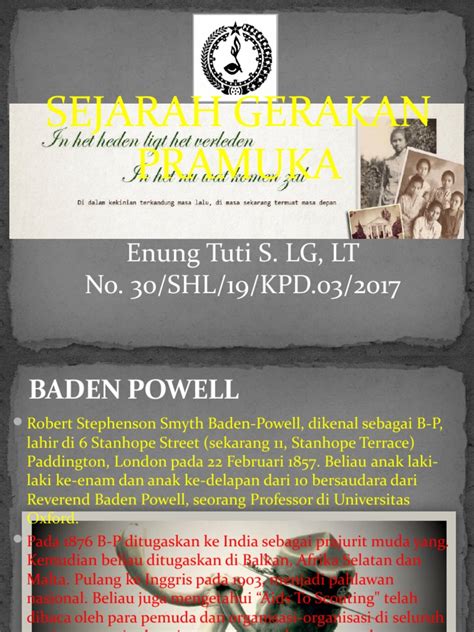 Sejarah Gerakan Pramuka Pdf