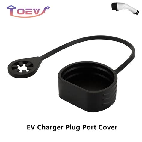 Ev Charger Plug Port Cover Type 2 Plug Protective Cover Holster For Ev