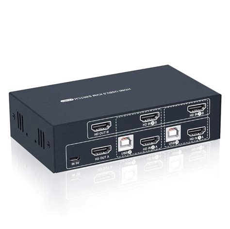 2 Port Dual Monitor KVM Switch Honorstand Technology Co Limited