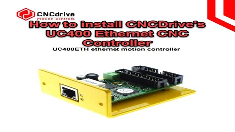 How To Install CNCdrive S UC400 Ethernet CNC Controller YouTube