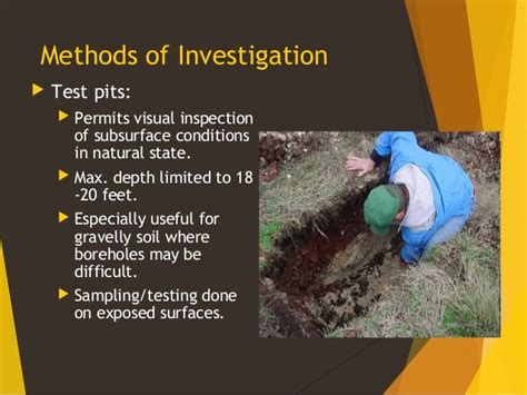 Geological Site Investigation Methods