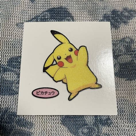 【目立った傷や汚れなし】♪ポケモン デコキャラシール 第162弾 ピカチュウ♪の落札情報詳細 ヤフオク落札価格検索 オークフリー