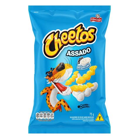 Salgadinho De Milho Onda Requeijão Elma Chips Cheetos Pacote 75g