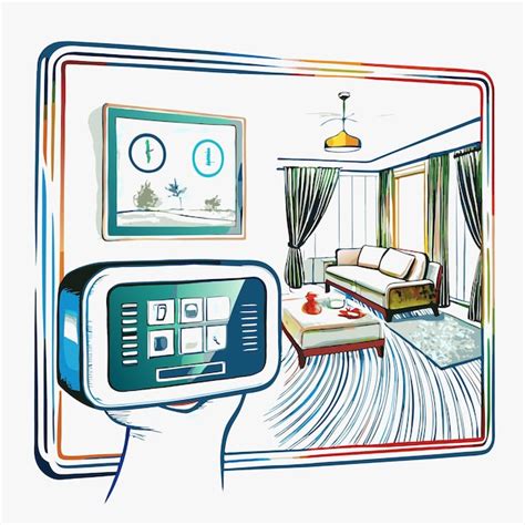 A Drawing Of A Person S Hand Holding A Remote Control Premium Ai
