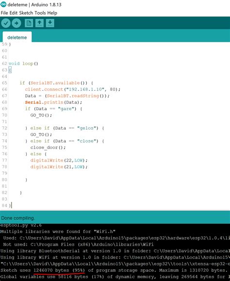Compilation Error Text Section Exceeds Available Space In Board Français Arduino Forum