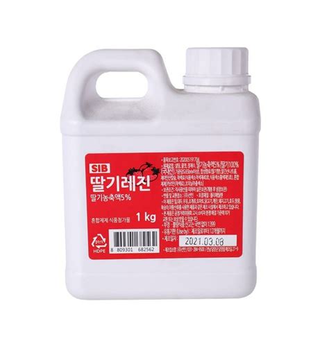 Sib 딸기 레진 농축액 냉장 1kg 티몬