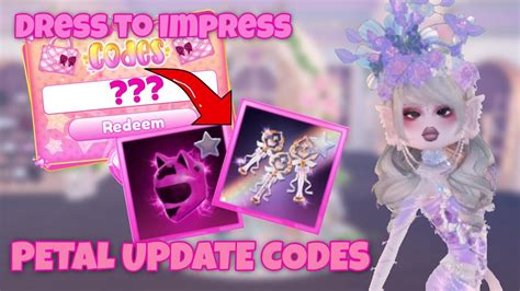 🚨the New Petal Update Codes In Dress To Impress🚨 Dti