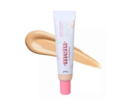 Base Líquida Melu By Ruby Rose Média Cobertura Mc NanRi Cosméticos