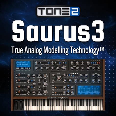 New Tone2 Saurus 3 True Analog Modeling Technology Virtual Reverb