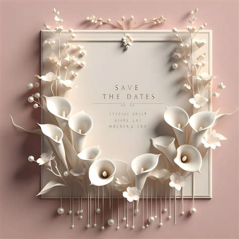 A Framed Poster For The Date The Date The Date The Date Is On Premium Ai Generated Image