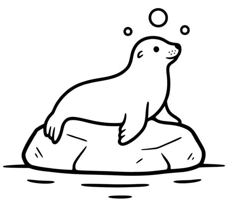Basik Oroszlánfóka Színező Ingyenes Letöltés Nyomtatás Vagy Színezés Online