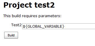 Global Variable String Parameter Jenkins Plugin