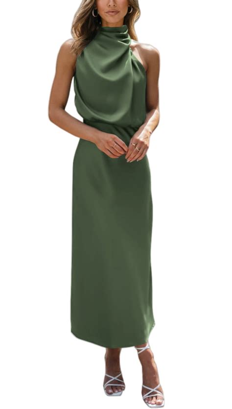 Freshpretty Womens Sleeveless Cocktail Dresses Mock Neck Keyhole