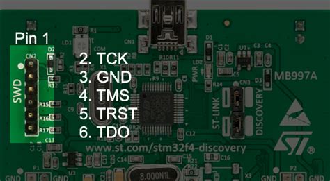 jtag pinout discovery board