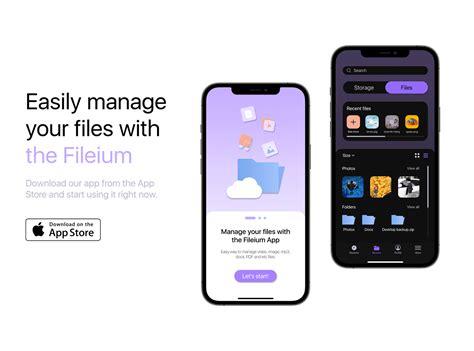 Fileium File Manager IOS App Behance
