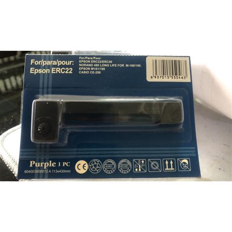 Epson Erc 22 Erc 40for Para Pour ตลับผ้าหมึกเทียบเท่า Epson M 181