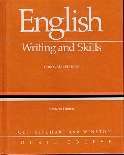 9780030146299 English Writing And Skills Second Course Abebooks