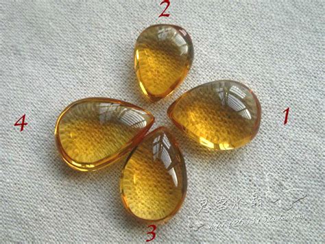 思莹水晶 顶级天然巴西黄水晶吊坠 蜜橘黄 水滴 全净体 招财旺财晶乐福水晶