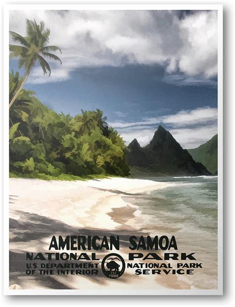 American Samoa National Wall Art American Samoa National