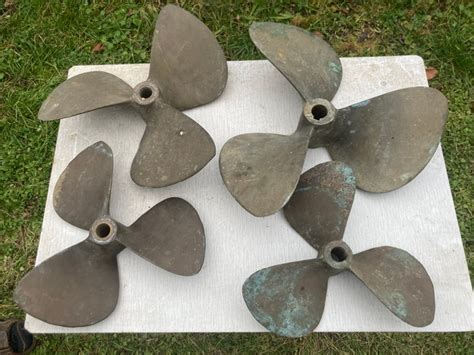Ship Propeller Brass 4 Brass Ship Propellers Auction Online Catawiki
