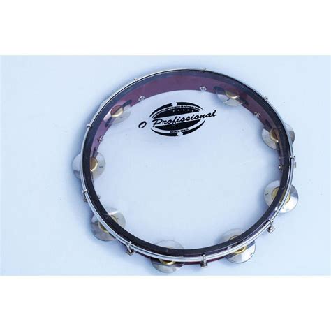 Pandeiro Profissional Pele Couro 10 Polegadas Torelli Extra