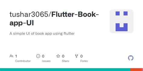 GitHub Tushar3065 Flutter Book App UI A Simple UI Of Book App Using