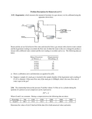 Hw Set 1 Homework Problems Homework Set 1 Problem Descriptions 2 Using Dimensional