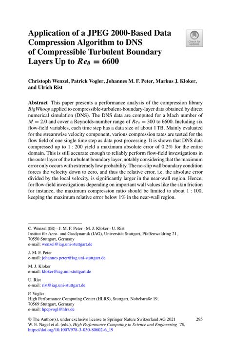 Pdf Application Of A Jpeg 2000 Based Data Compression Algorithm To