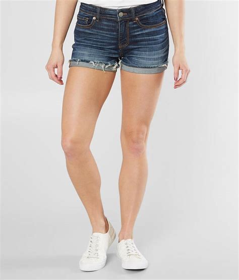 Bke Payton Stretch Cuffed Short Womens Shorts In Tilley Buckle