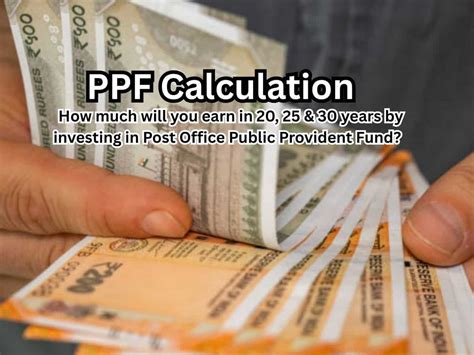 Ppf Calculation How Much Can Rs 9000 Monthly Investment In Post