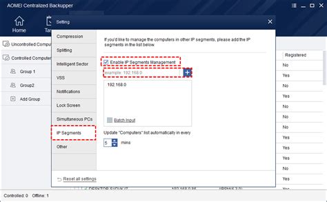 Manage Client Computers Within Different Subnets