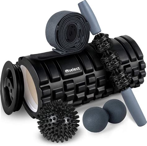 Foam Roller 2 In 1 Muscle Massage Roller 5 Piece Fitness Set For Deep