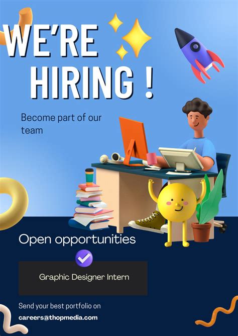 Thop Media On Linkedin 🌟 We Are Hiring 🌟 Position Graphic Designer Intern Requirements