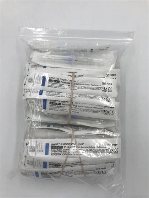 Smiths Medical 3060 Jelco Protectiv Plus Safety Iv Catheter Radiopaque