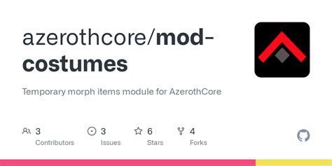 GitHub Azerothcore Mod Costumes Temporary Morph Items Module For AzerothCore