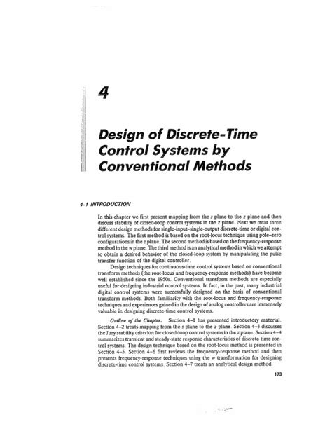 Ogata Discrete Time Control Systems Cap4 Pdf